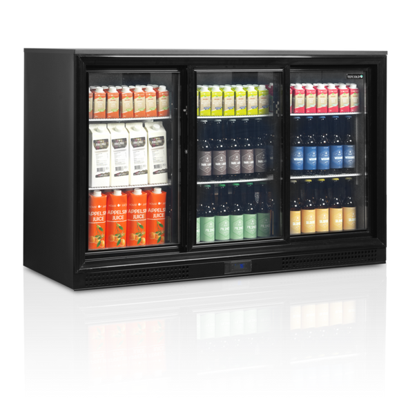 Kjøp Tefcold Backbar / Bar kjøleskap DB301S-3 3 skyve dører fra Tefcold ...